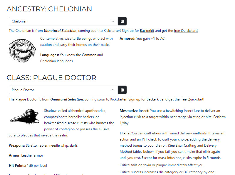 ShadowDark Character Generator